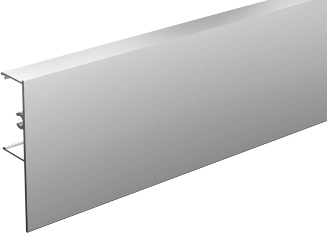 Bandeau alu anodisé MANTION pour fixation du rail au mur SAF40/SAF80 ...